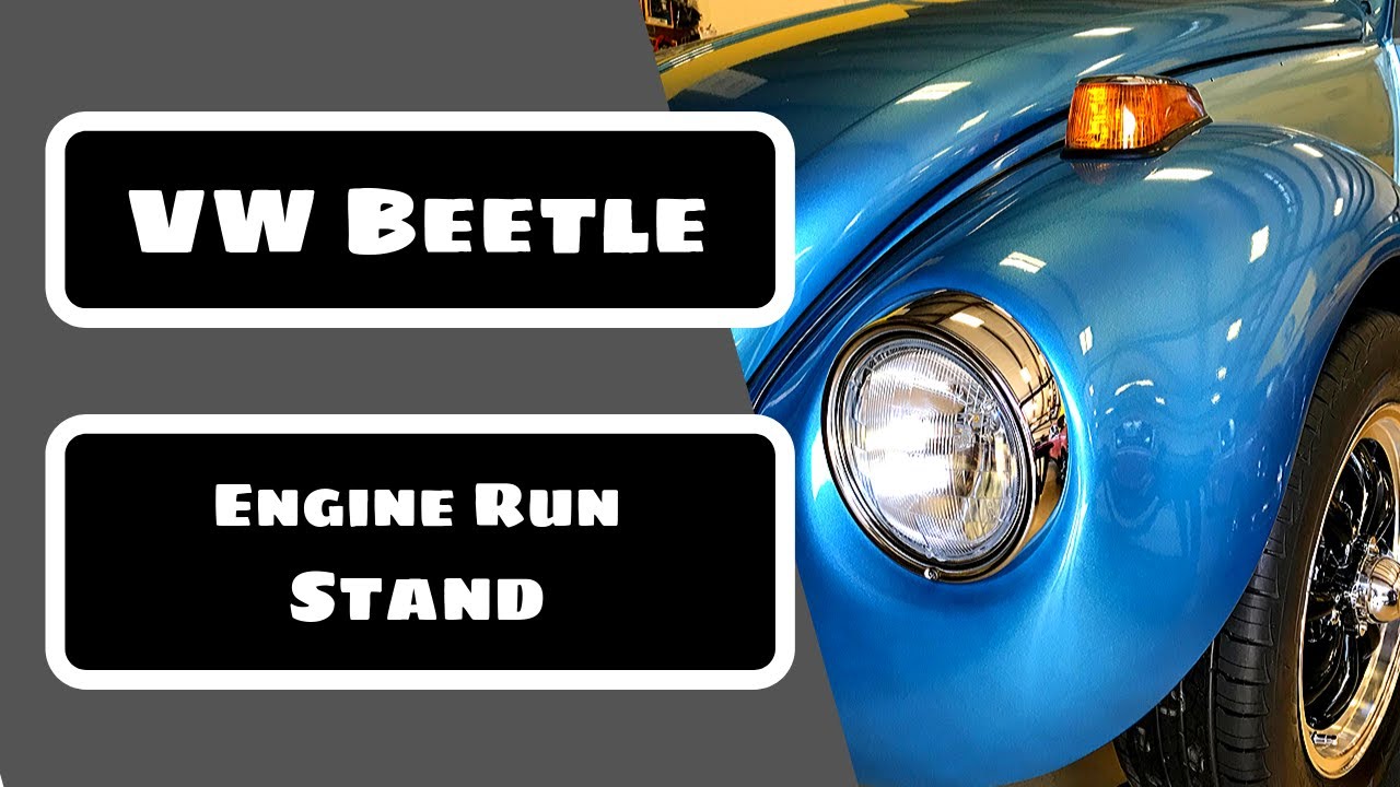 Vw Beetle Engine Run Stand Static Timing Youtube