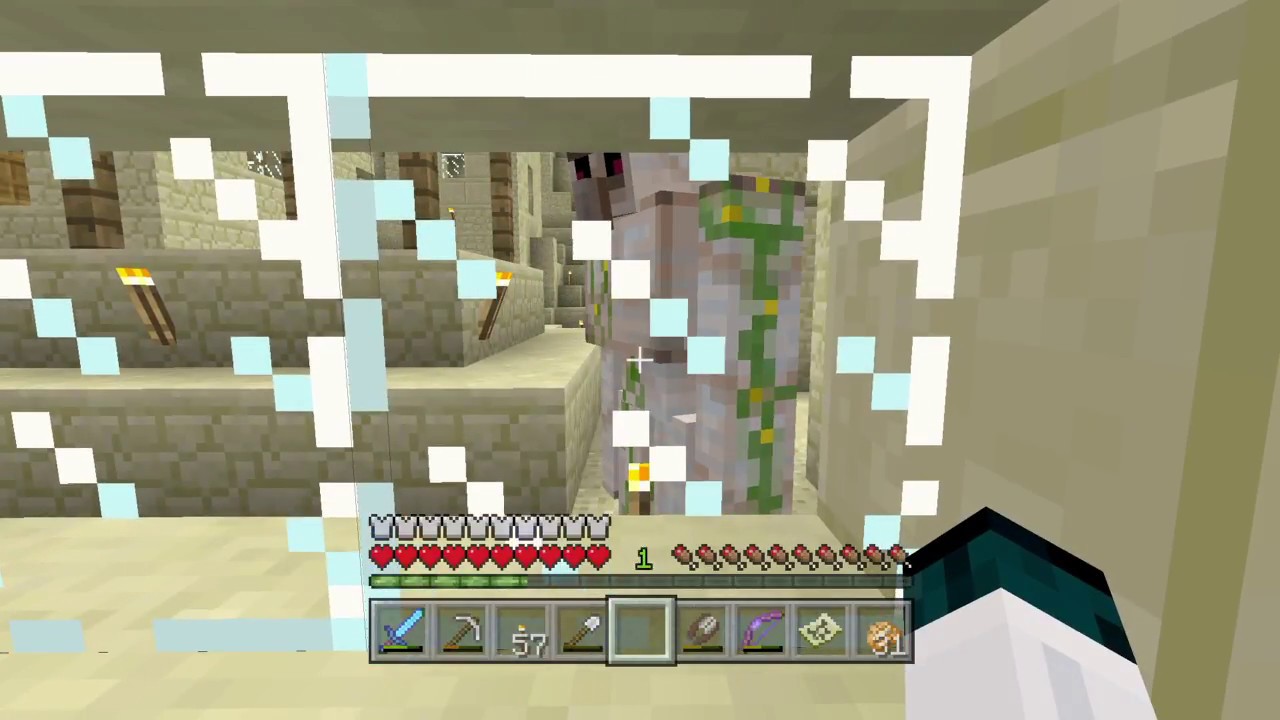 Minecraft Iron Golem Attack Youtube