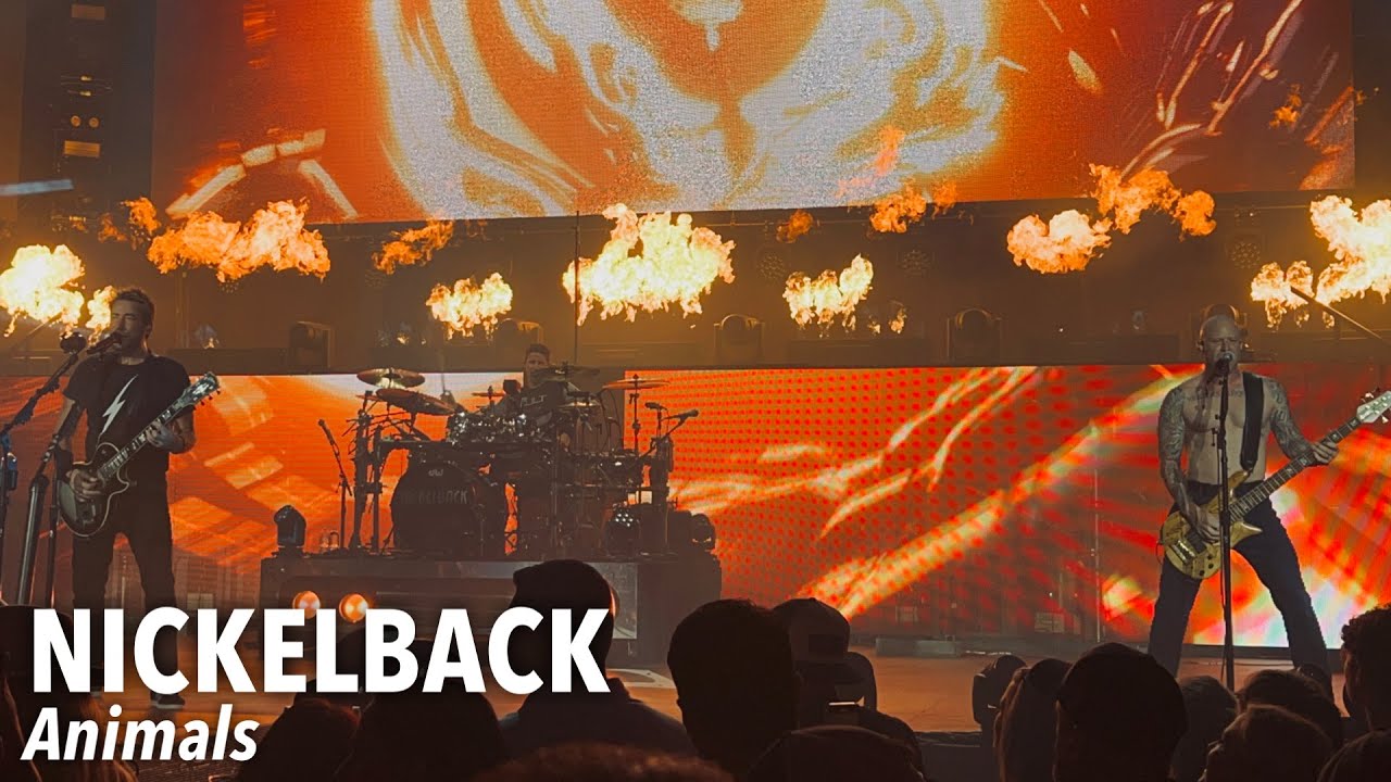 Nickelback Animals Live Cwmp The Woodlands Tx 7 23 23 4k Hdr
