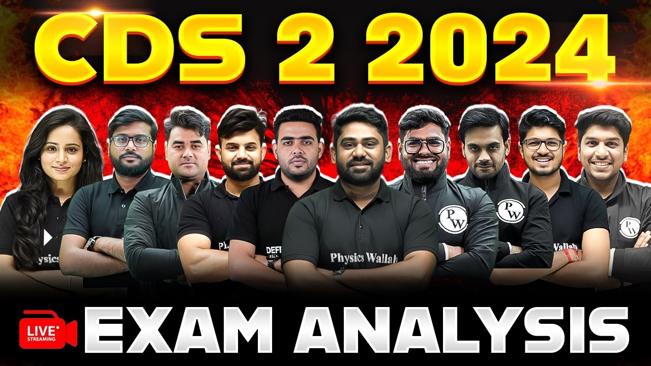 Cds 2 2024 Exam Analysis Cds Live Paper Discussion рџ Youtube