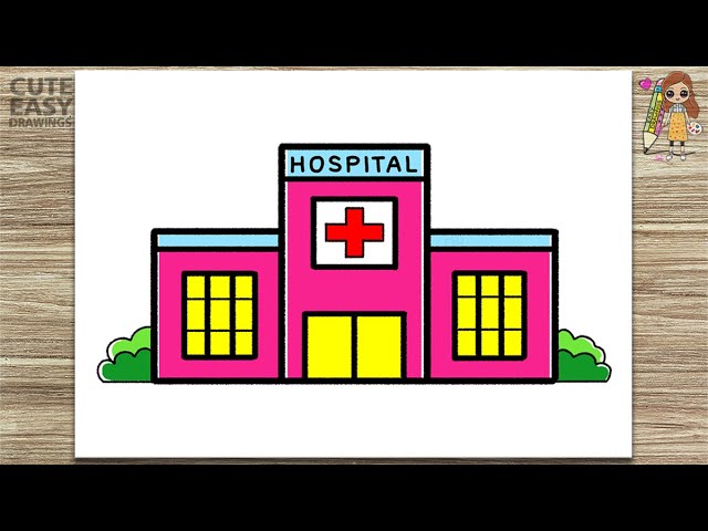 Hospital Drawing For Kids