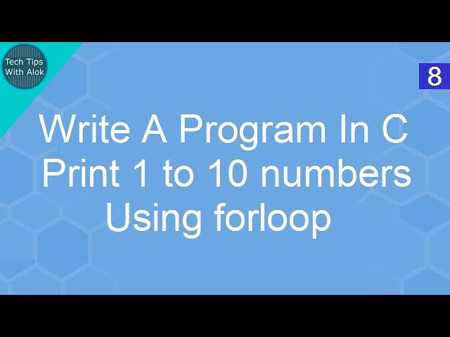 Print Numbers From 1 To 10 Using For Loop Infoupdate Org