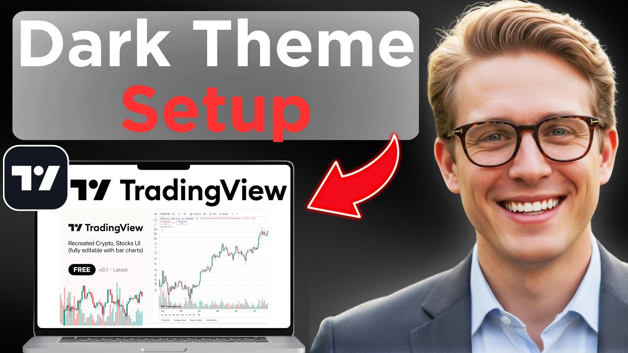 How To Create A Dark Theme Tradingview Setup Easy Guide Youtube