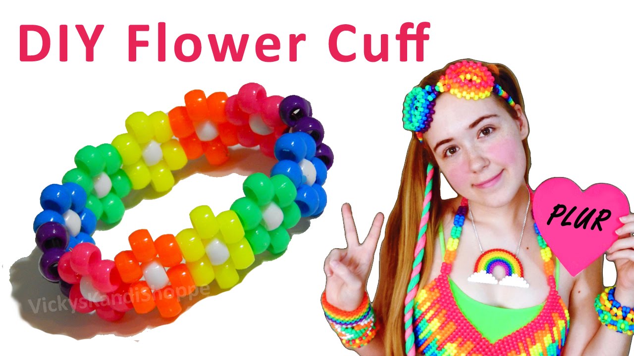 Flower Kandi Cuff Pattern At Harry Pelfrey Blog