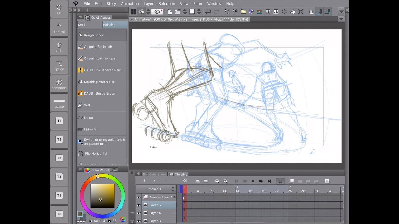Speed Animation Clip Studio Paint