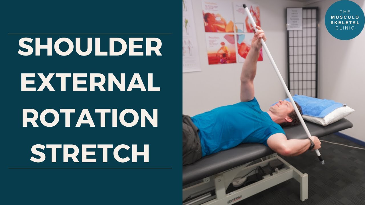 Shoulder External Rotation Stretch The Msk Physio Youtube
