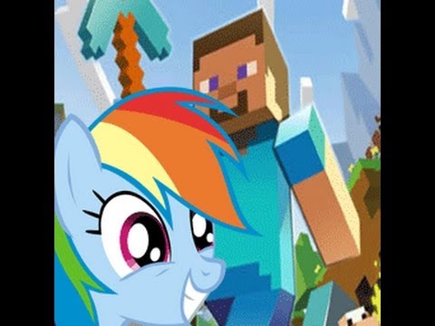 Rainbow Dash Plays Minecraft Youtube