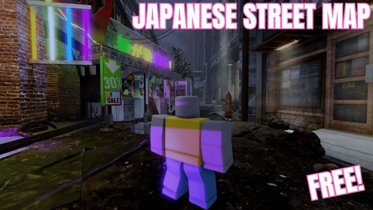 Roblox Realistic Japan Street Map Free Youtube