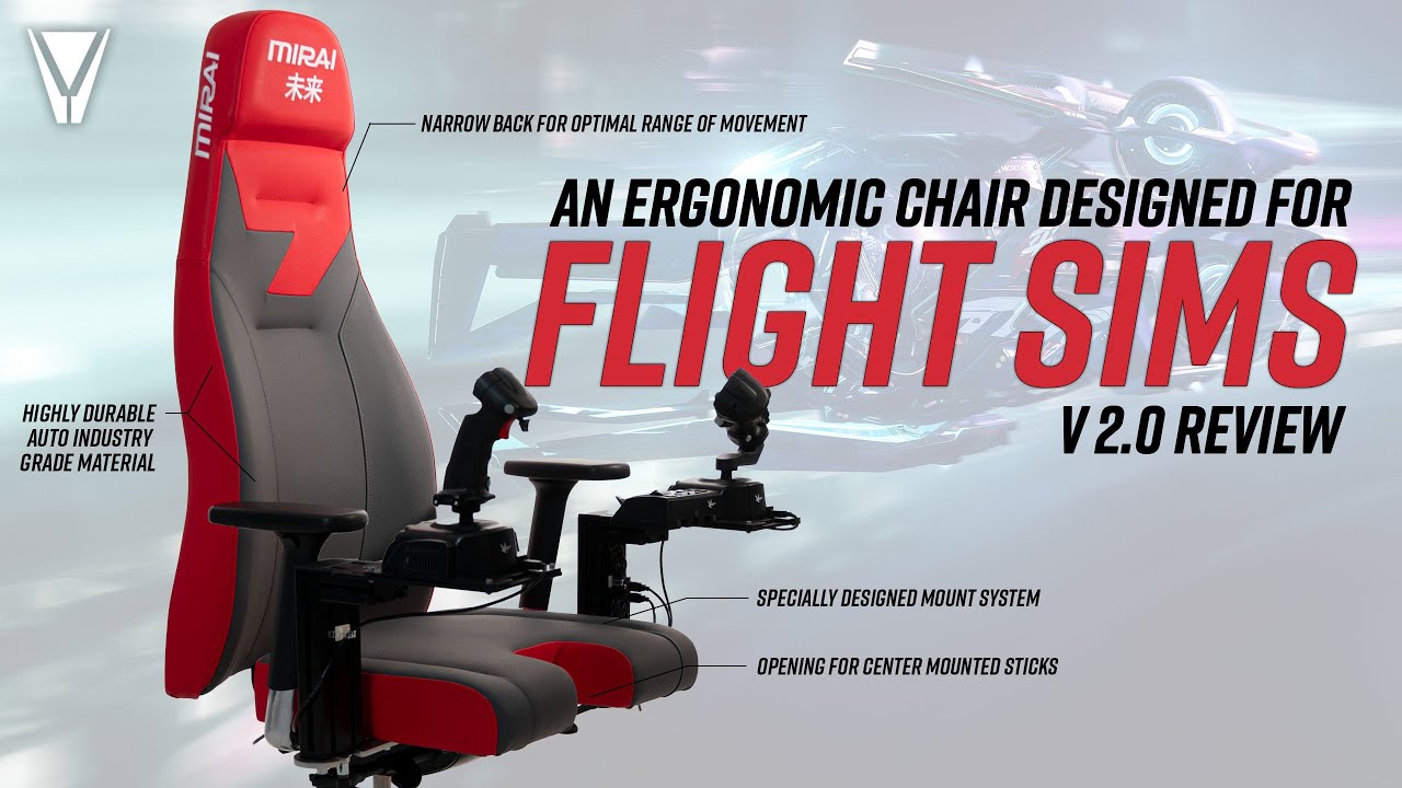 The Ultimate Chair For Flight Sims Monstertech Review Youtube