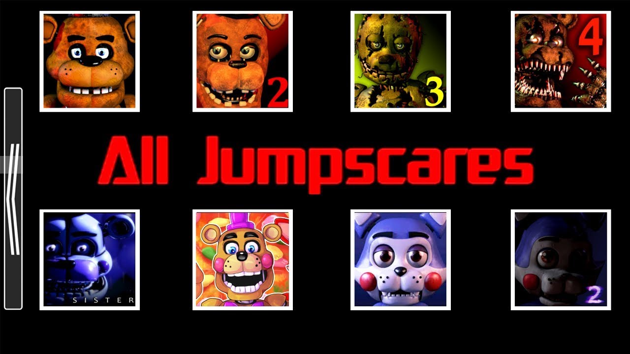 Fnaf 3 All Animatronics Jumpscares