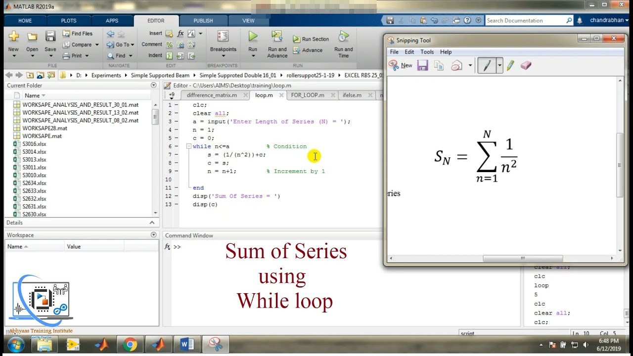 While Loop In Matlab Matlab Simulink While Loop With
