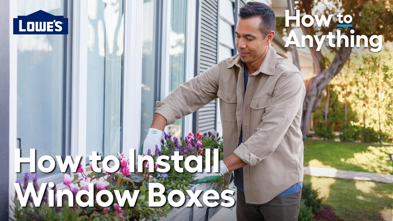 How To Install Window Boxes How To Anything Youtube
