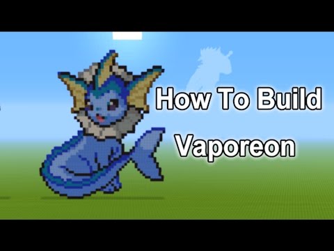 Minecraft Tutorial Vaporeon Pokemon Youtube