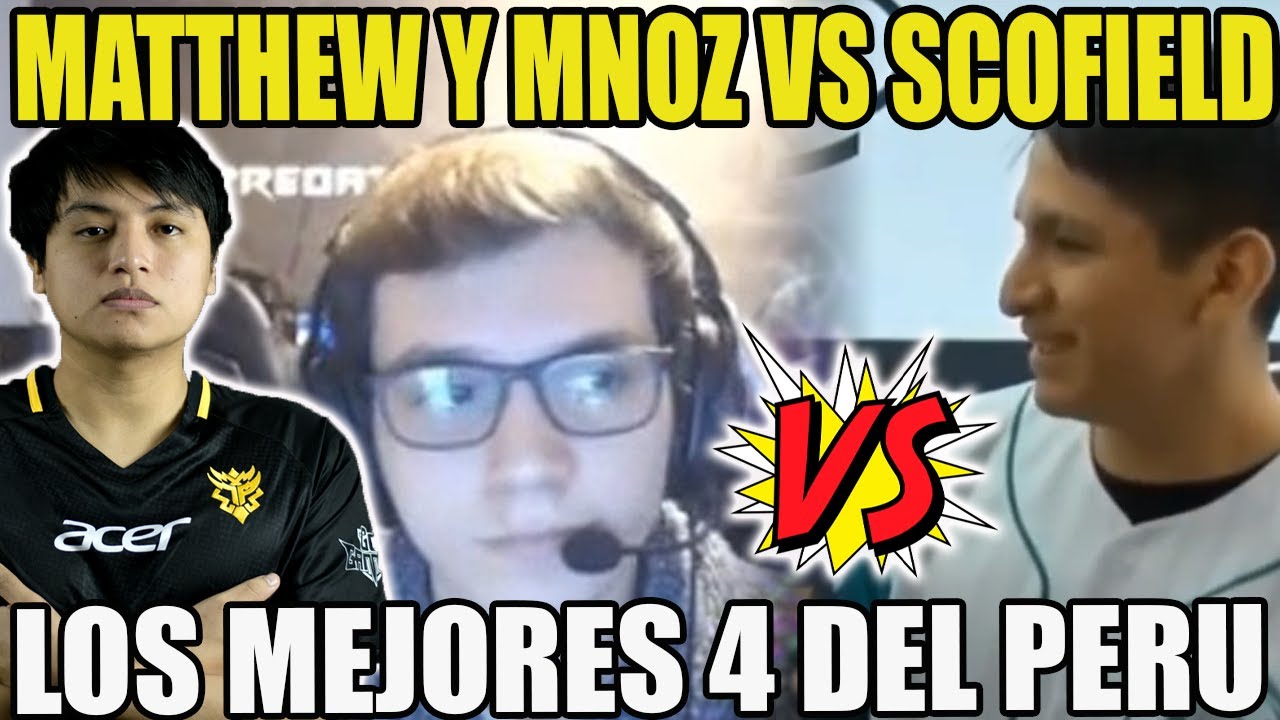 Los Mejores 4 Se Enfrentan Matthew Vs Scofield Dota 2 Youtube