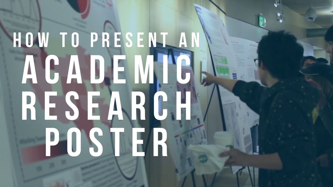 How To Present An Academic Research Poster Youtube