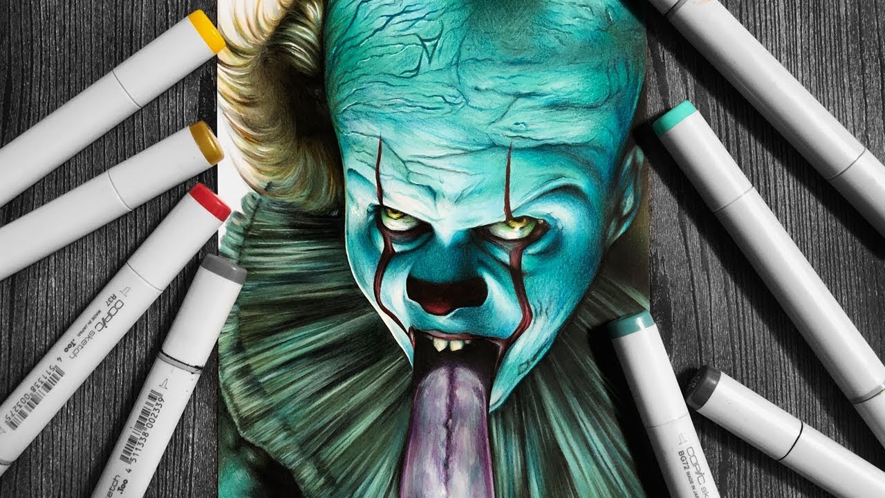 Drawing Pennywise It Chapter Two Youtube