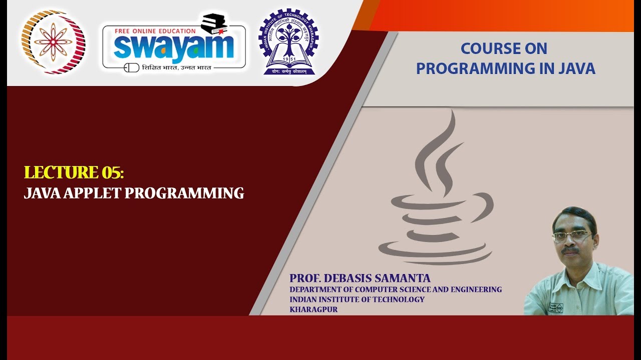 Lecture 05 Java Applet Programming Youtube