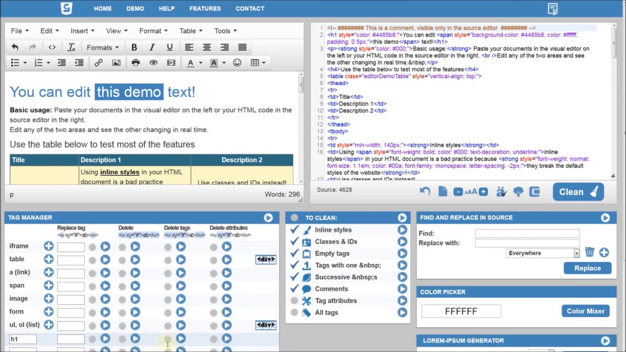 Normalize Html Online