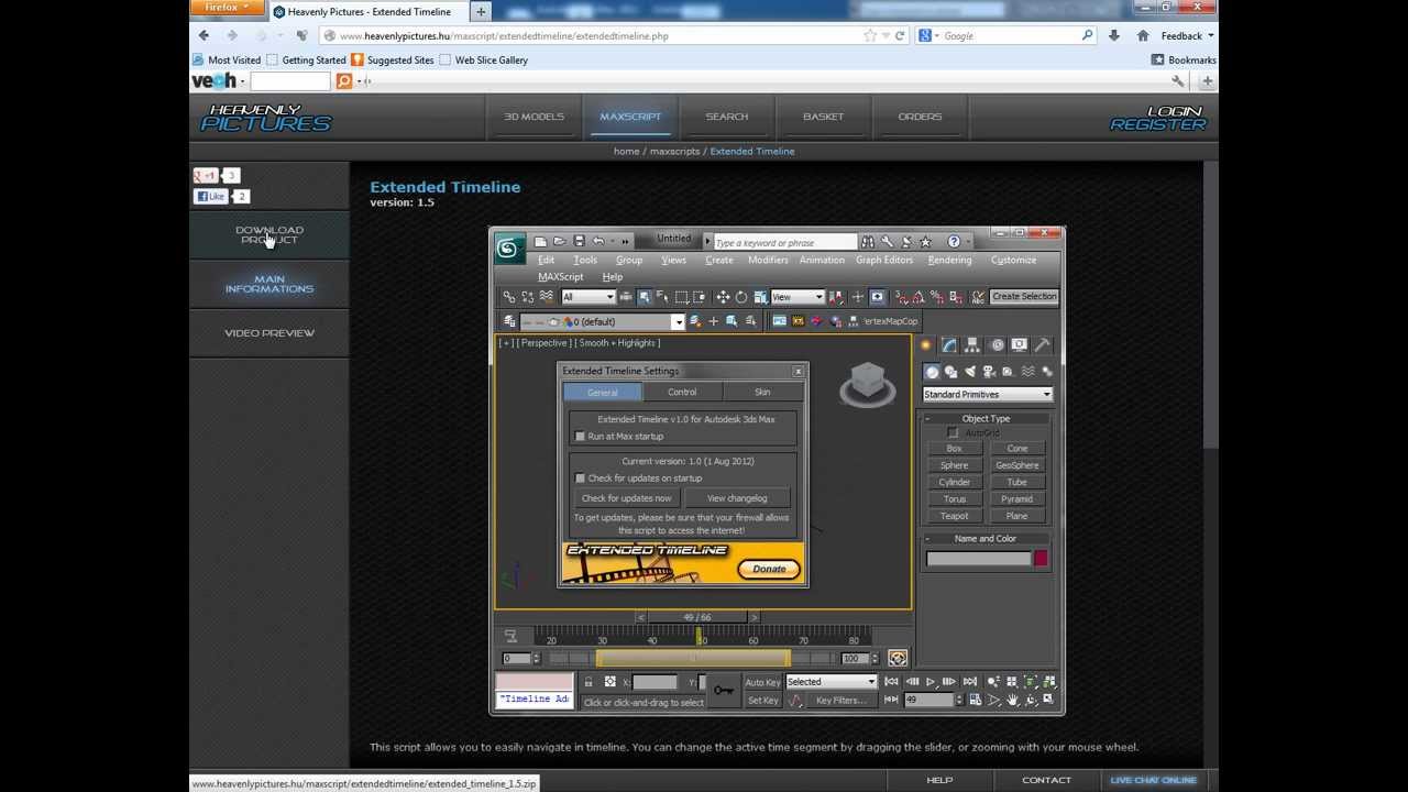 Quick Tip Extended Timeline Script For 3d Studio Max Envato Tuts