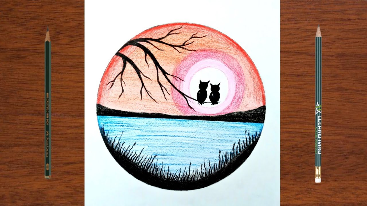 Easy Colorful Drawings How To Draw A Girl With Beautiful Butterfly