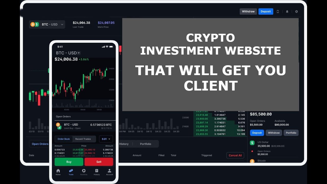How To Create Crypto Investment Website With No Coding Skill New