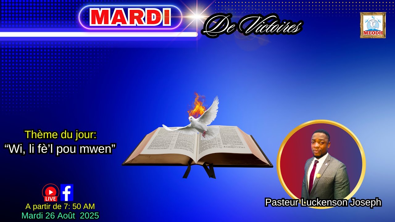 Mardi De Victoires Sur Meodh Past Luckenson Joseph 26 08 25 Youtube