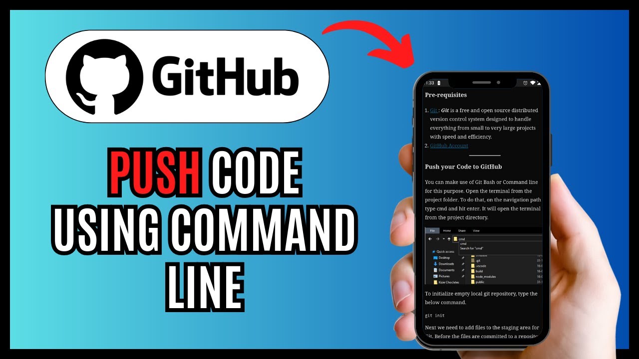 How To Push Code To Github Using Command Line 2024 Youtube