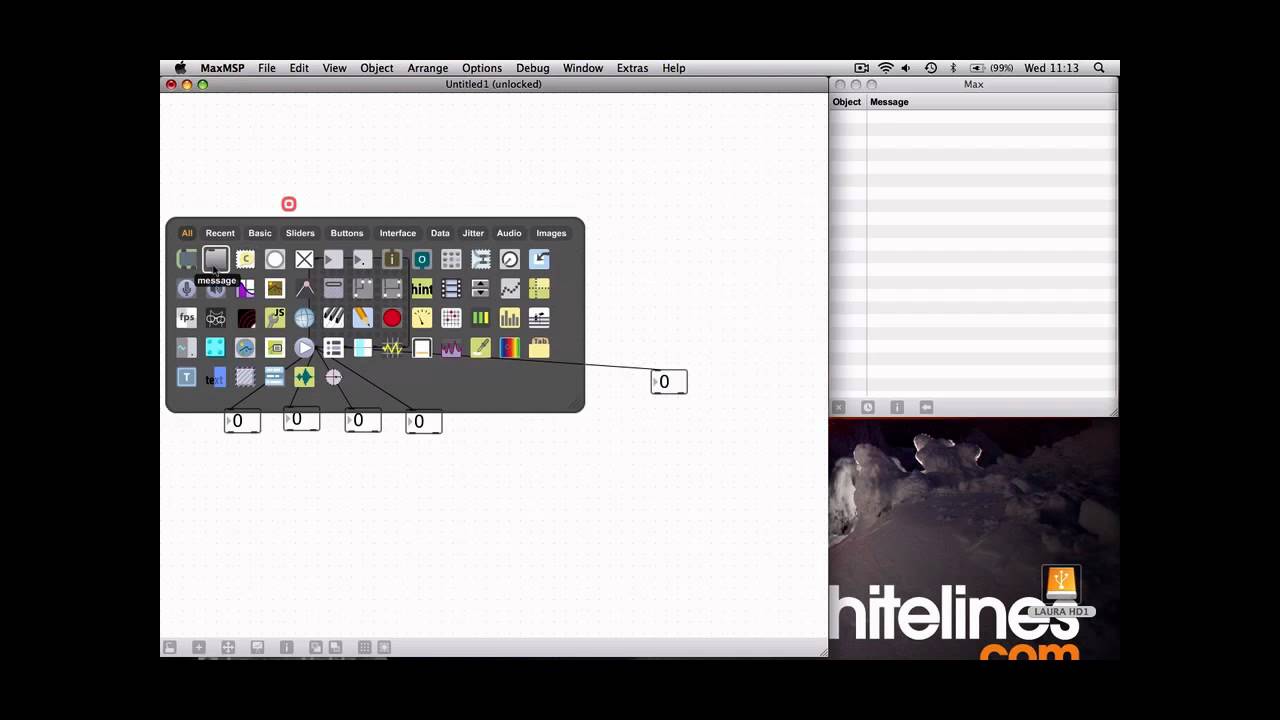Max Msp Tutorial Preset Object Barnsley College Youtube