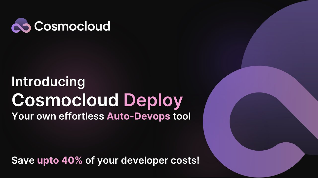 Cosmocloud Deploy Demo Youtube