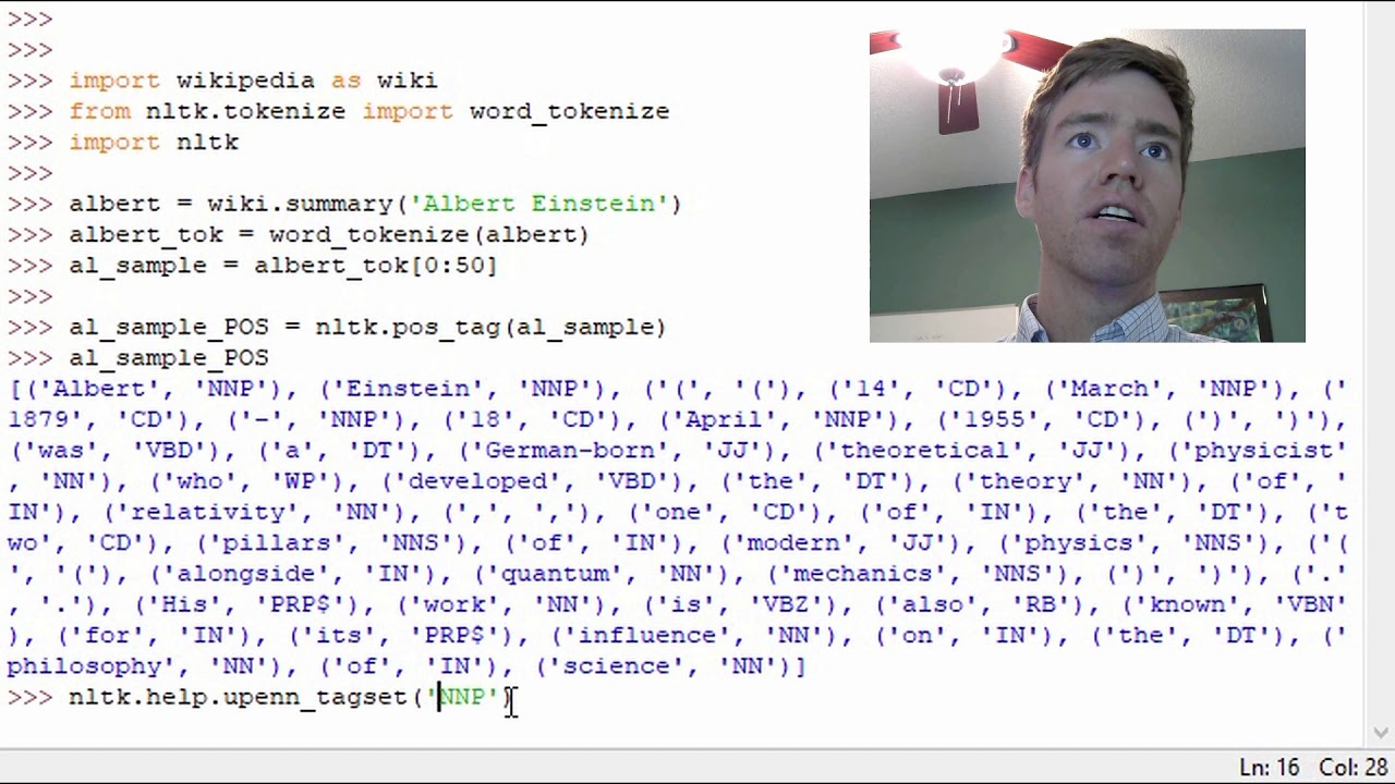 Pos Tagging Python Code Flexpix
