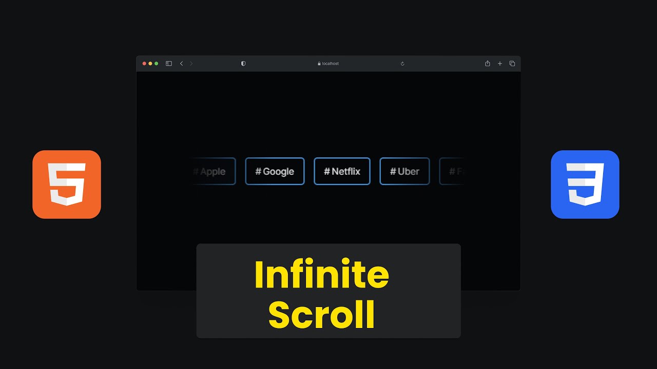 Build An Infinite Scroller Using Html Css Javascript Tutorial For