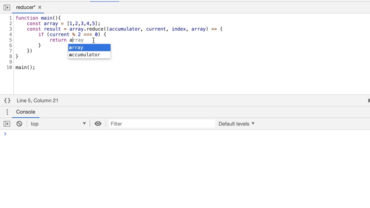 Javascript Reduce Function Youtube