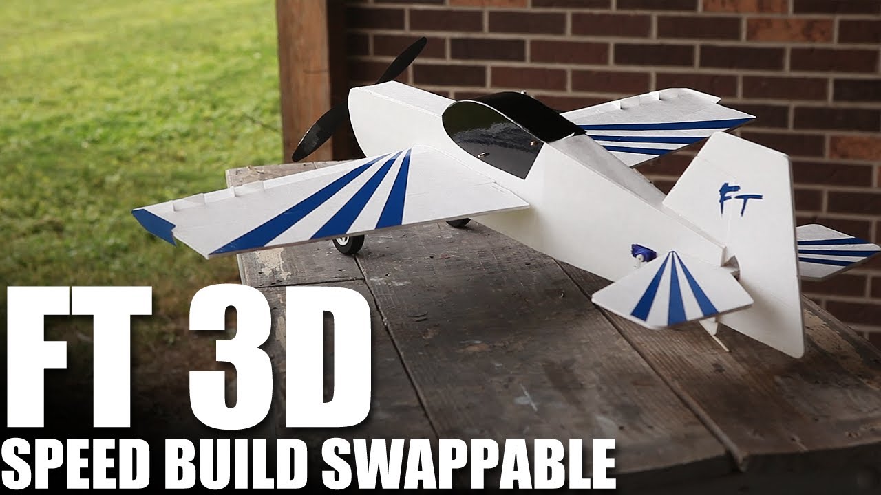 Flite Test Ft 3d Speed Build Swappable Youtube