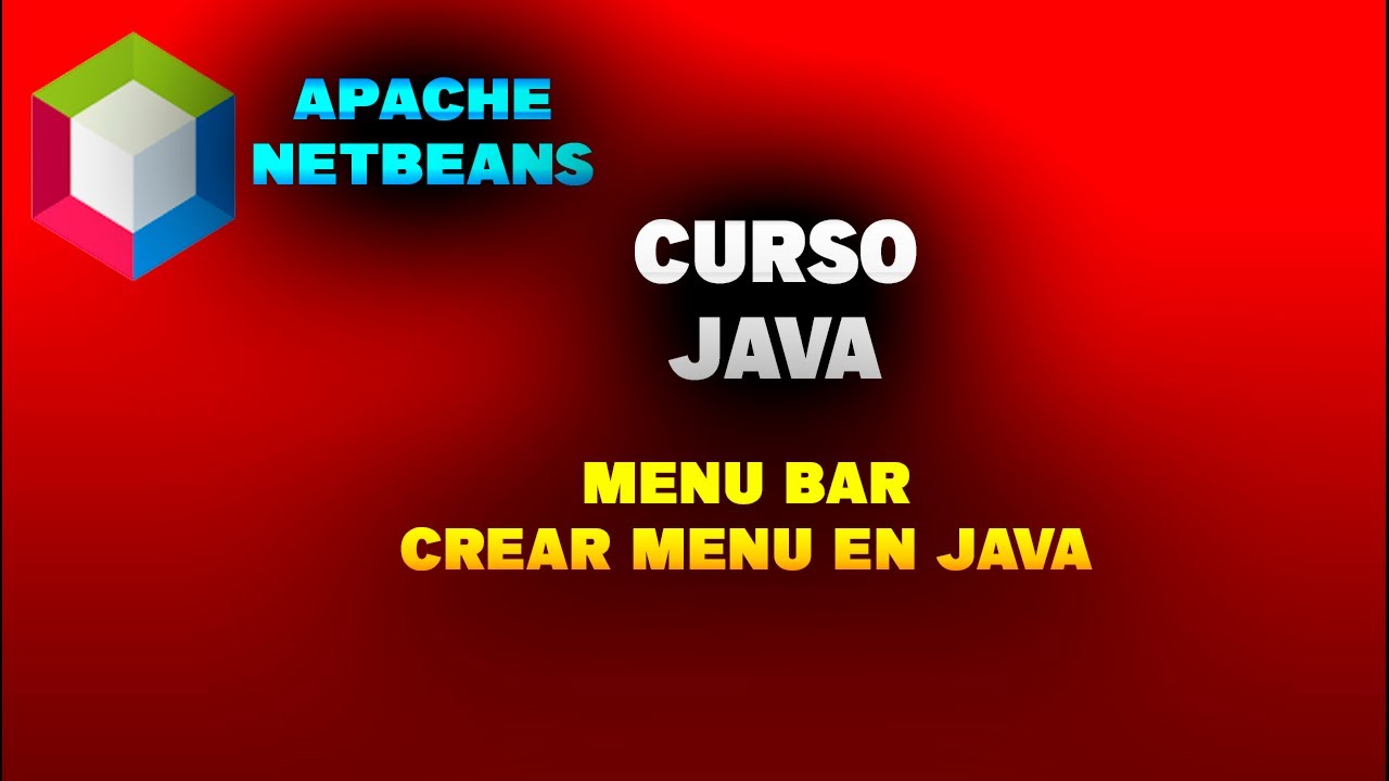 Crear Menu En Java Youtube