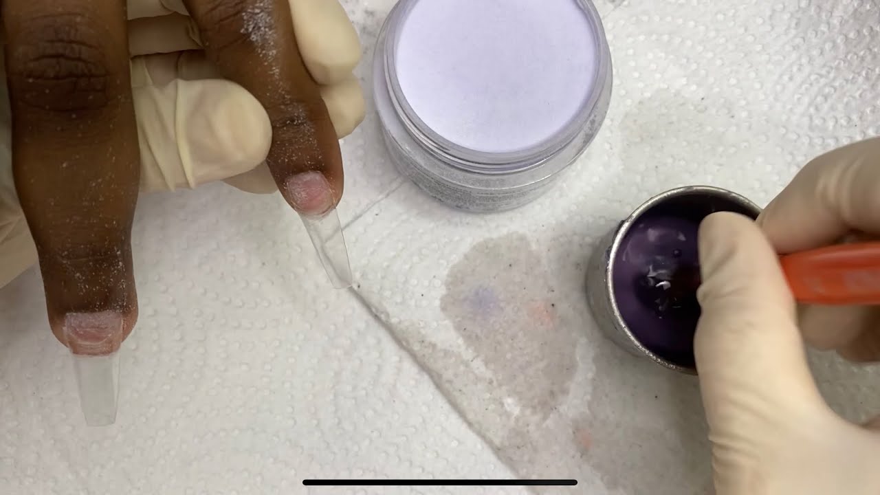 Acrylic For Beginners Nails Tutorial Luyen Dang Ny Beauty Review