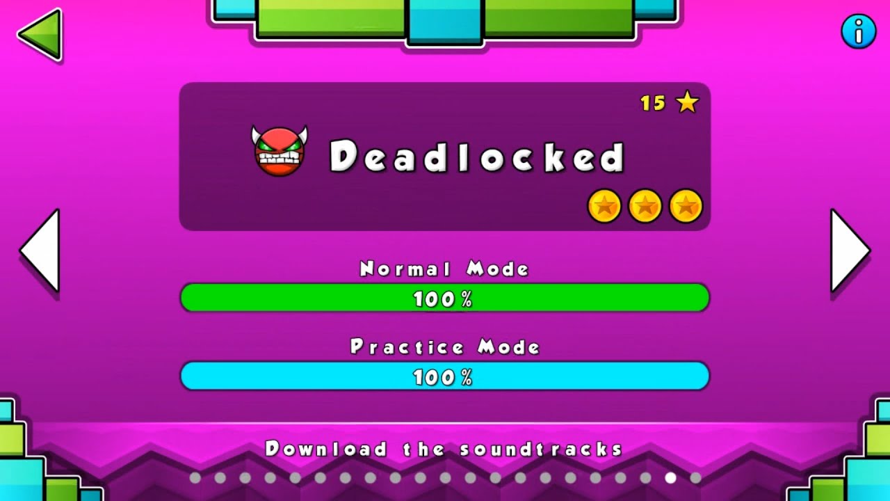 Geometry Dash 2 0 Level 20 Deadlocked Youtube