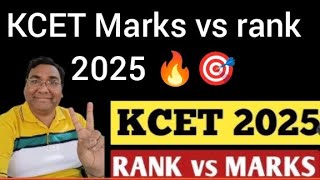 Kcet Rank Vs Marks 2025 Kcet Marks Vs Rank 2024 Kcet Rank Vs Marks 2025 ...