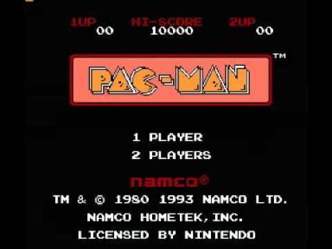 Pac Man Press Start