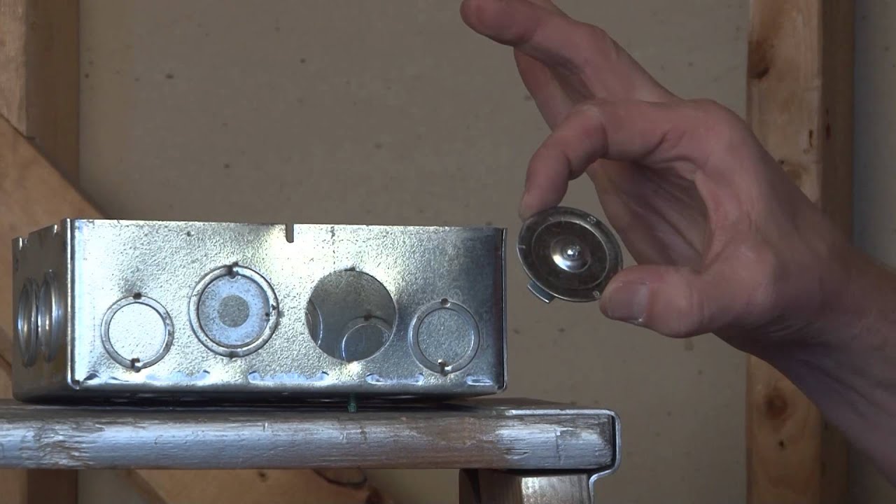 1 Knockout Seal For Electrical Junction Box Or Panel Kos 100 Youtube