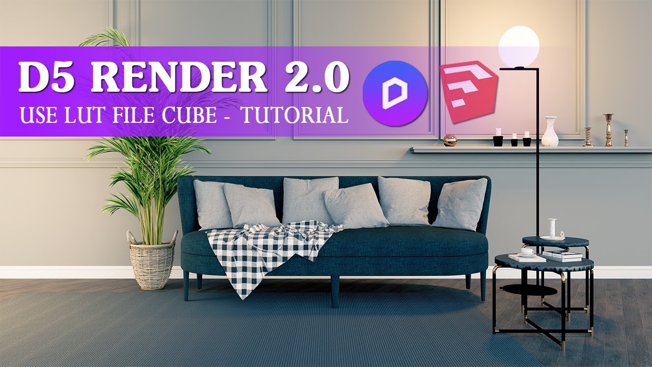 D5 Render 2 0 Use Lut File Cube Tutorial Visual Channel Youtube