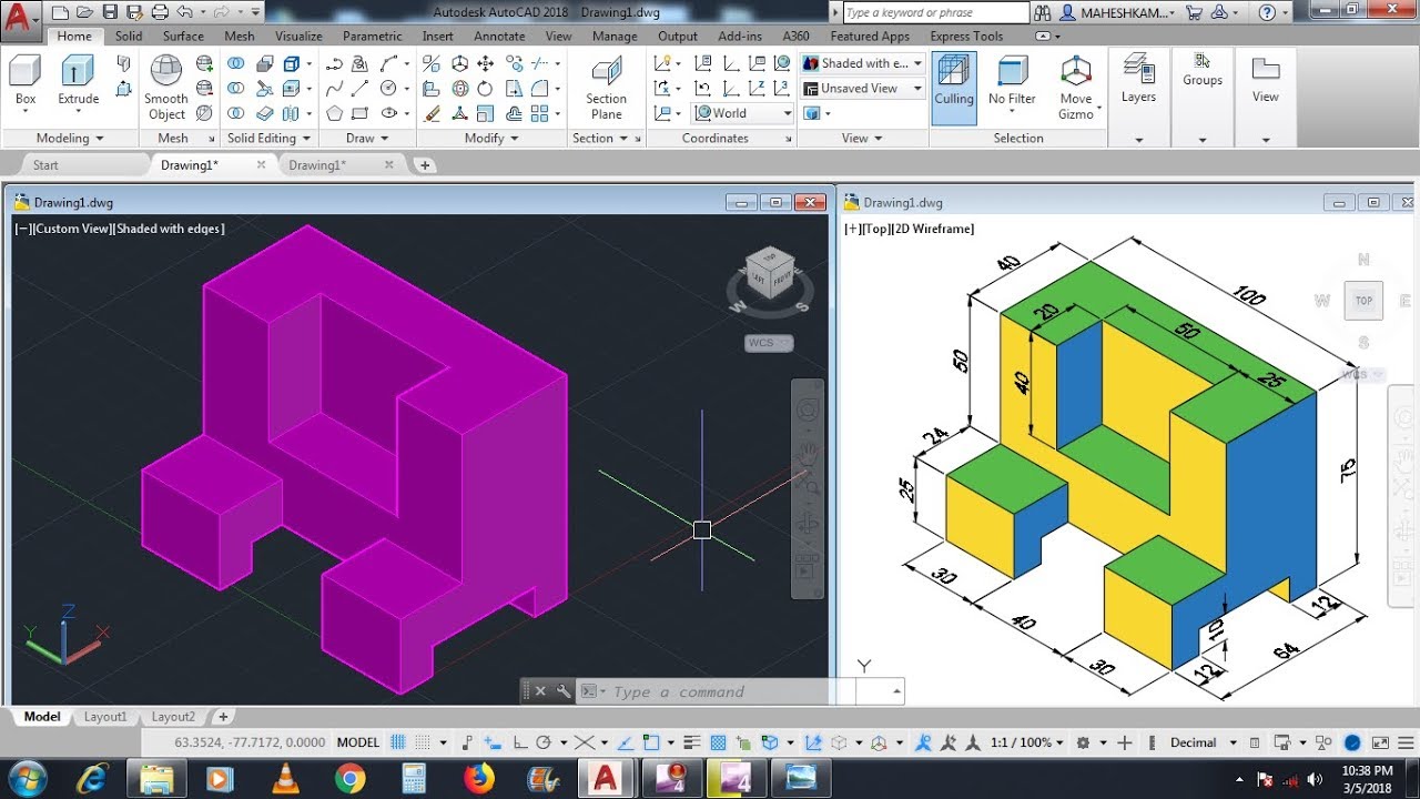 Autocad 3d Designing For Beginners Basic To Advance Tutorials