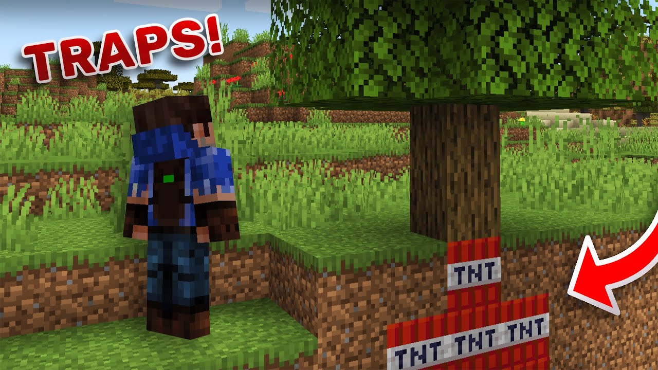 10 Easy Simple Traps In Minecraft Youtube