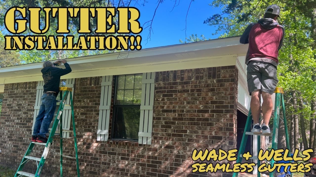 How To Install Seamless Gutters In 10 Minutes Youtube