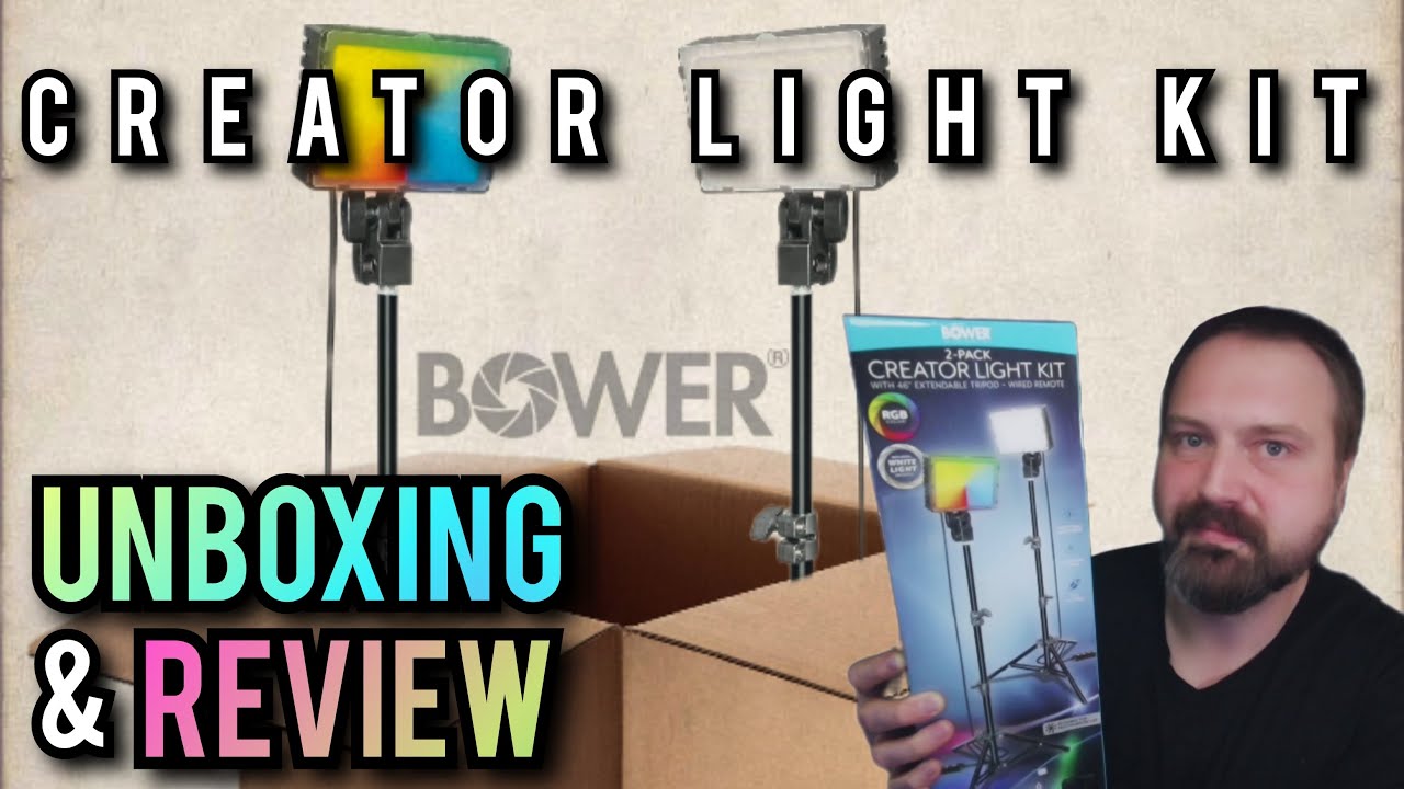 Bower Creator Light Kit Unboxing Review Youtube
