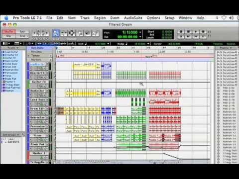 Lesson 1 Playing The Demo Pro Tools 7 Le Tutorial Youtube