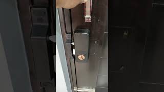 Rim Lock With Face Palm Finger Password Card Key App Smartlock Doorlock ...