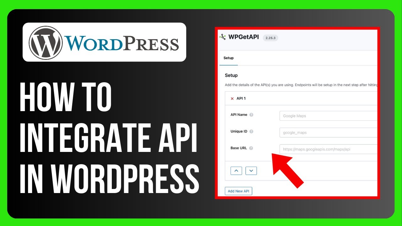 How To Integrate Api In Wordpress Youtube