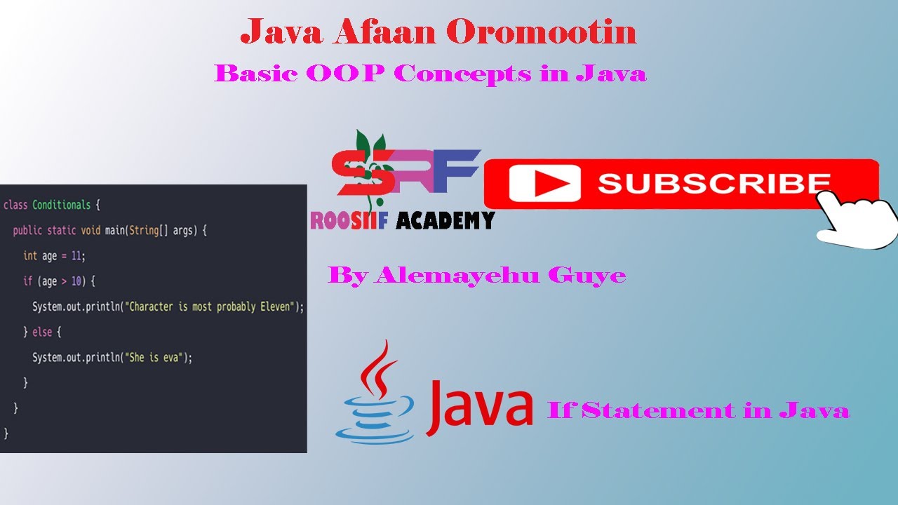 If Statement In Java Youtube