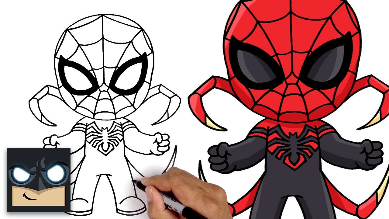 How To Draw Superior Spider Man Cartooning Club Youtube
