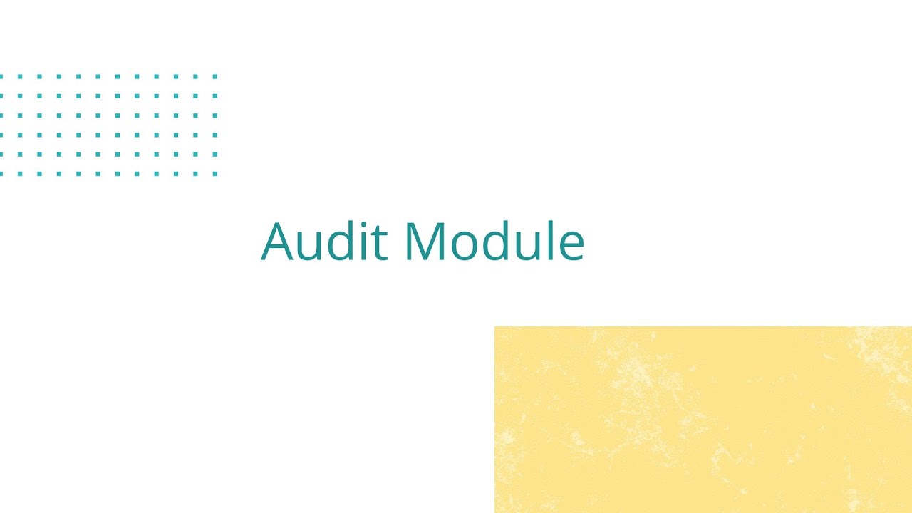 Audit Module